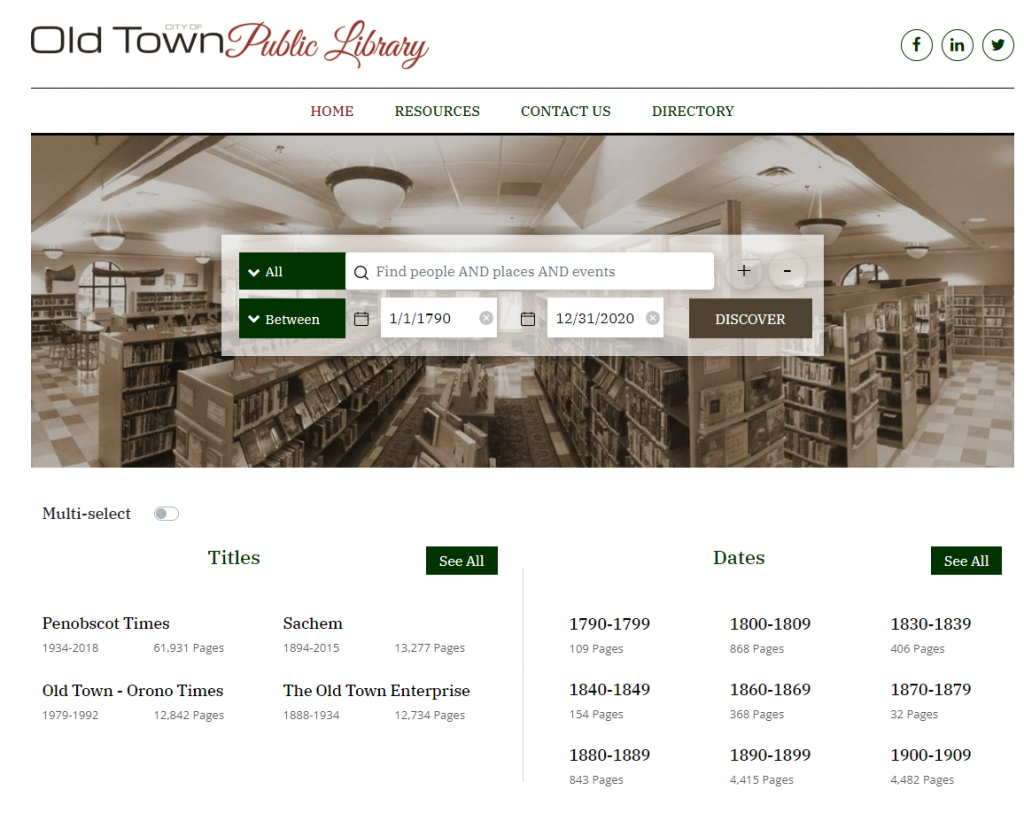 Spotlight: The Old Town Public Library- Advantage Archives